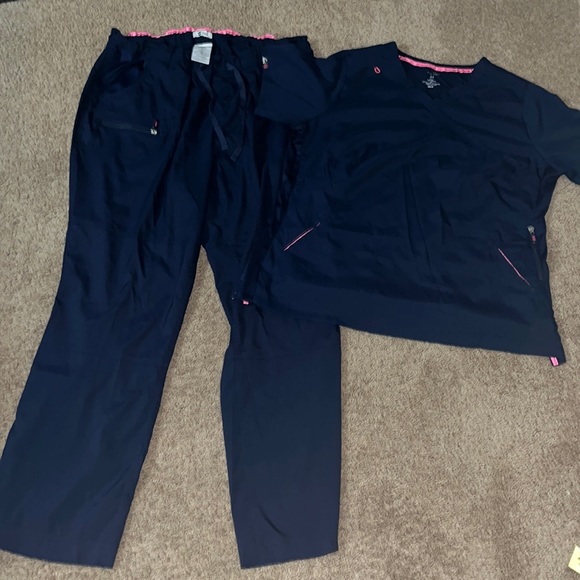 Koi Lite | Pants & Jumpsuits | Koi Lite Size 2x Navy Blue Slim Fit ...